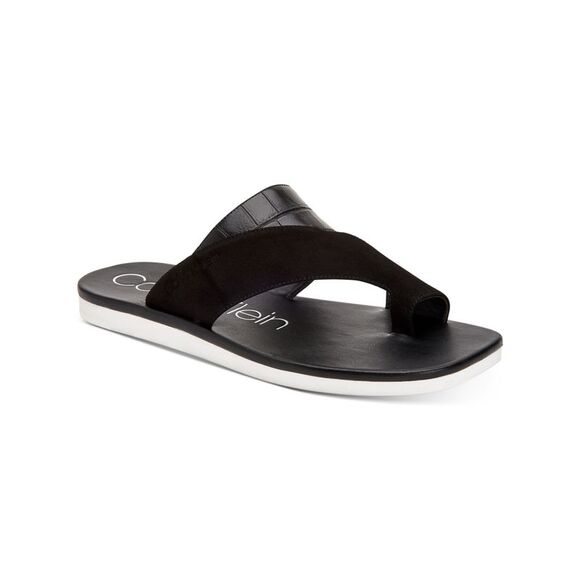 Calvin Klein | Shoes | Calvin Klein Womens Black Crocodile Rini Slip On ...